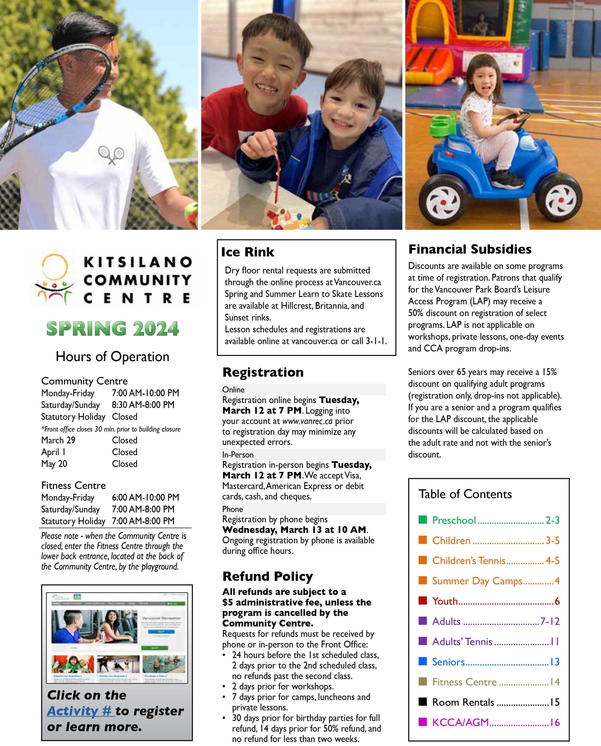 Kitsilano-Community-Centre-Spring-2024-Recreation-Guide-2-cover ...